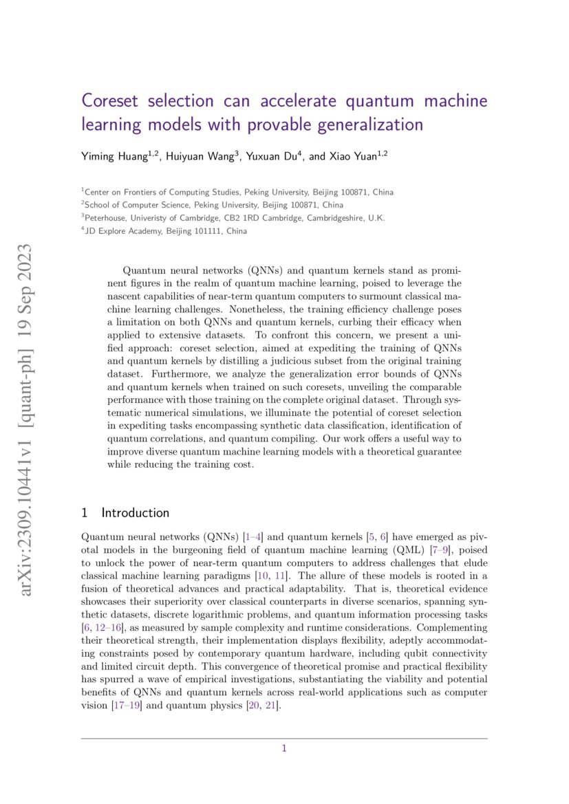 Coreset Selection Can Accelerate Quantum Machine Learning Models With