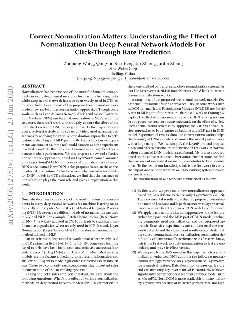 Correct Normalization Matters Understanding The Effect Of Normalization On Deep Neural Network 