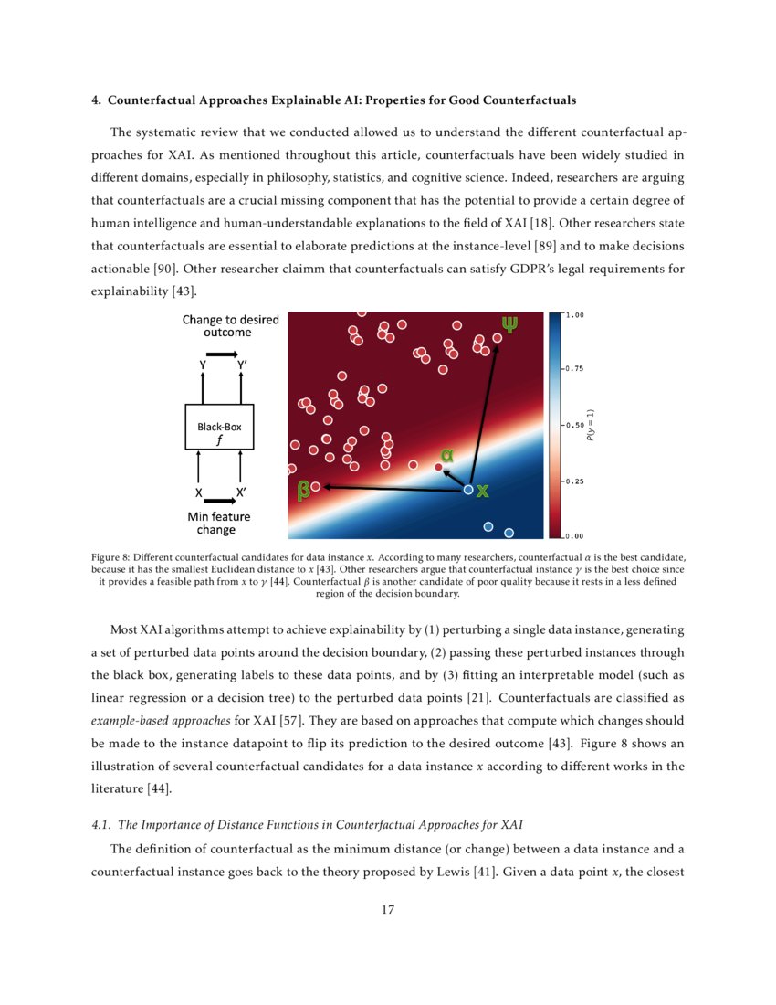 Counterfactuals and Causability in Explainable Artificial Intelligence: Theory, Algorithms, and ...