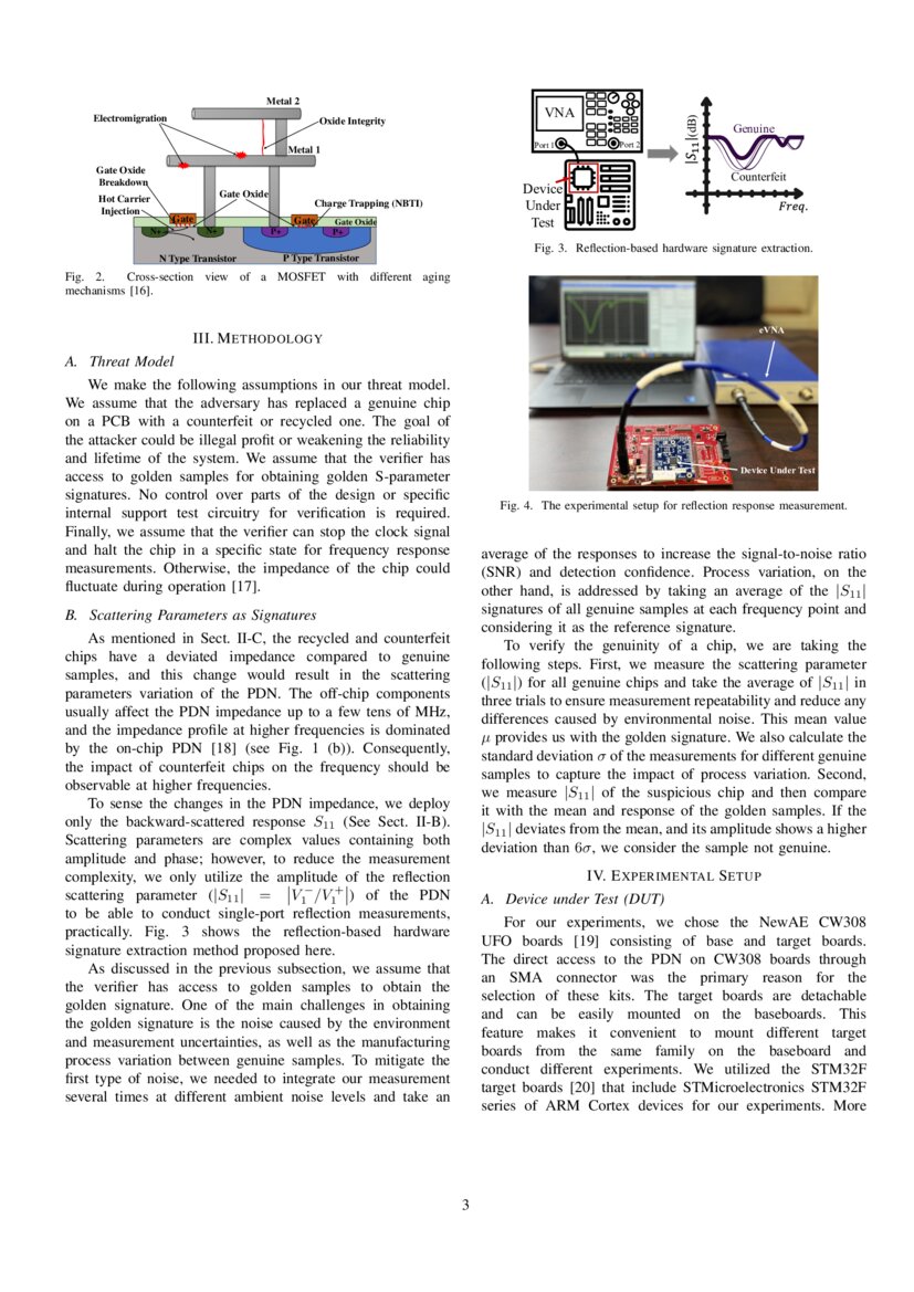Counterfeit Chip Detection using Scattering Parameter Analysis | DeepAI