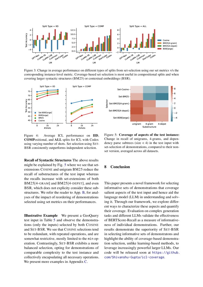 Coverage-based Example Selection for In-Context Learning | DeepAI