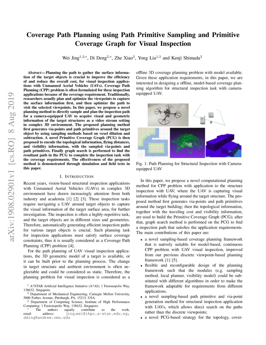 Coverage Path Planning Using Path Primitive Sampling And Primitive Coverage Graph For Visual 