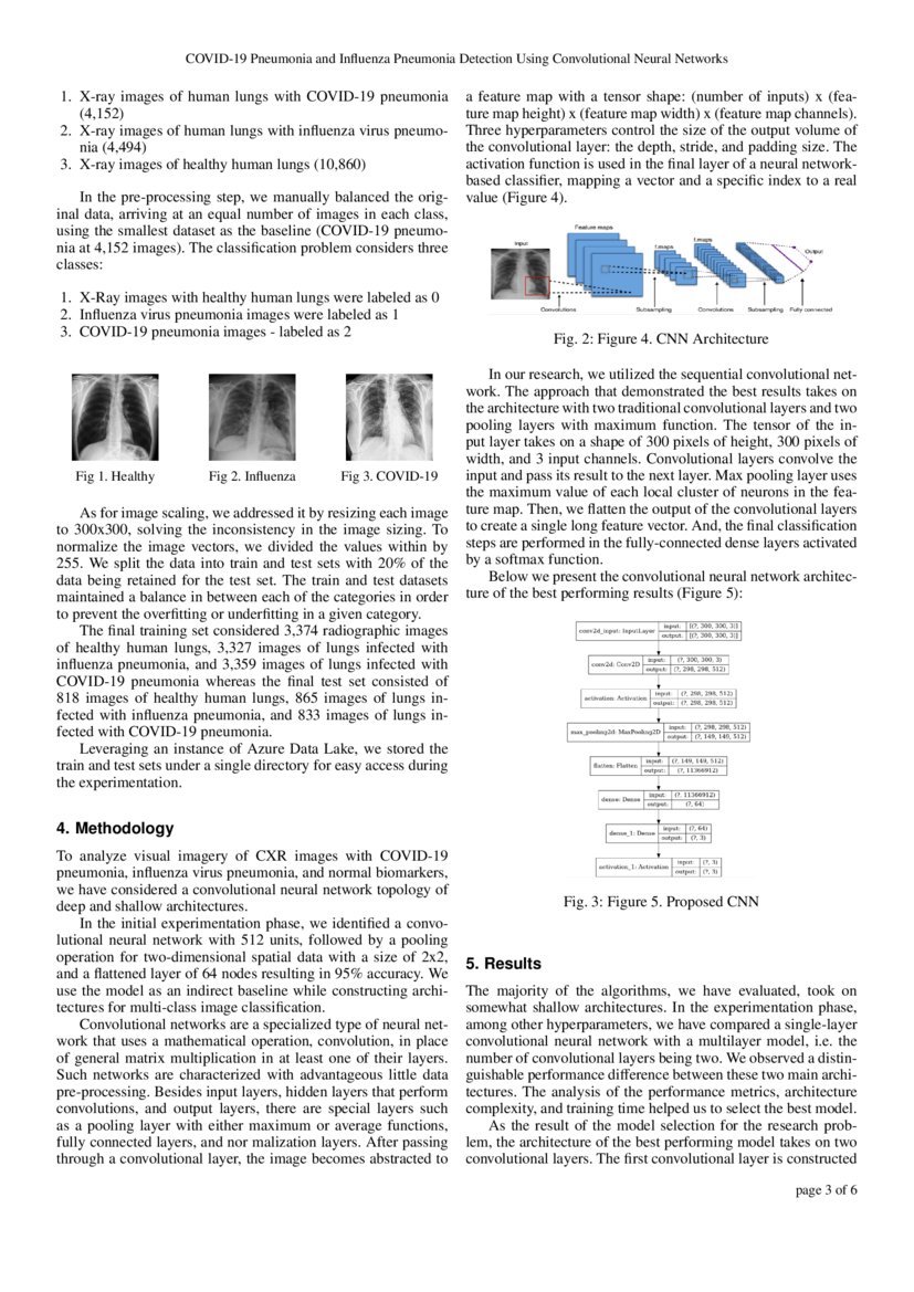 COVID-19 Pneumonia and Influenza Pneumonia Detection Using Convolutional Neural Networks | DeepAI