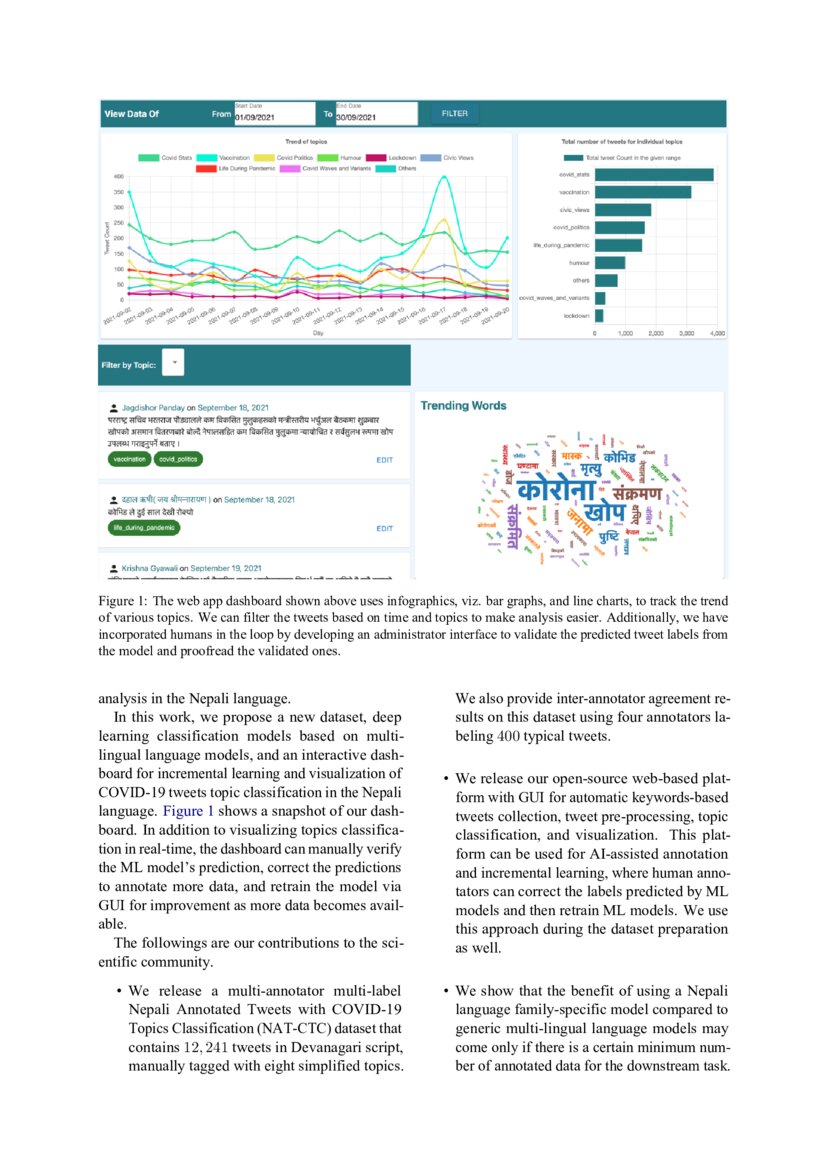 COVID-19-related Nepali Tweets Classification in a Low Resource Setting | DeepAI