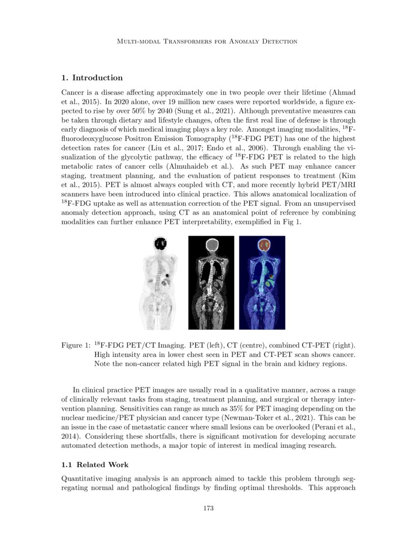 Cross Attention Transformers For Multi Modal Unsupervised Whole Body