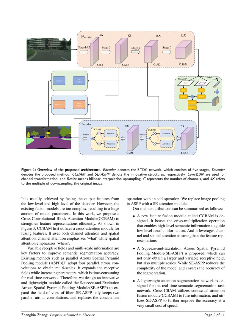 Cross-CBAM: A Lightweight network for Scene Segmentation | DeepAI