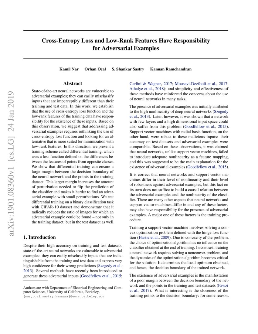 Cross-Entropy Loss and Low-Rank Features Have Responsibility for ...