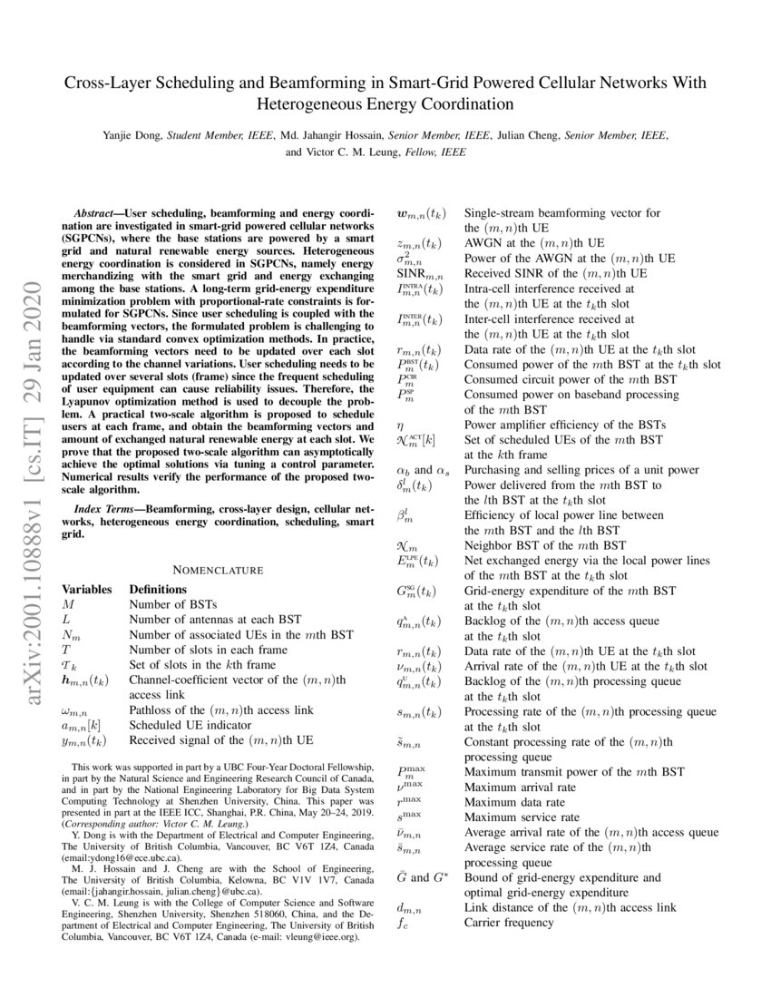 Cross Layer Scheduling And Beamforming In Smart Grid Powered Cellular Networks With