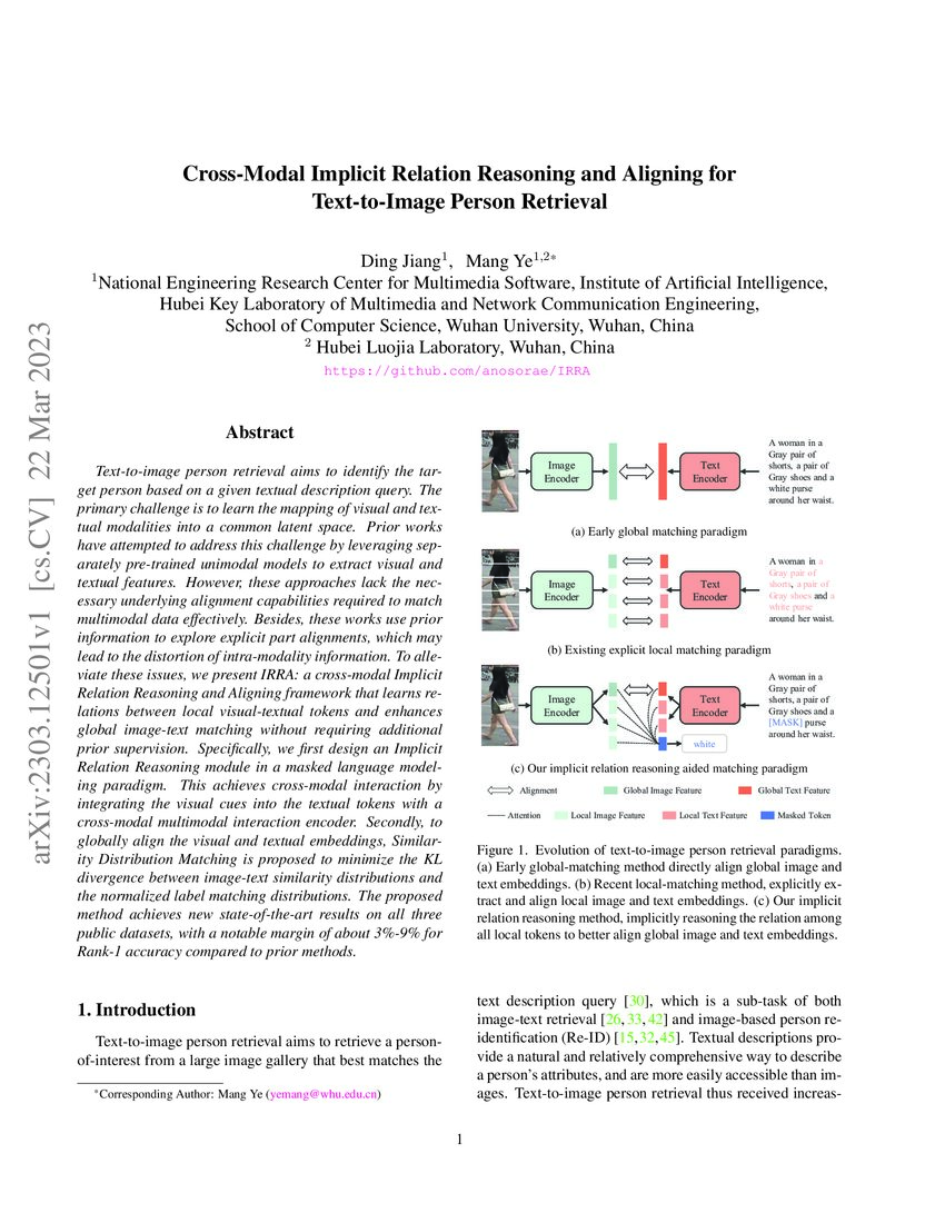 Cross Modal Implicit Relation Reasoning And Aligning For Text To Image Person Retrieval Deepai 4877