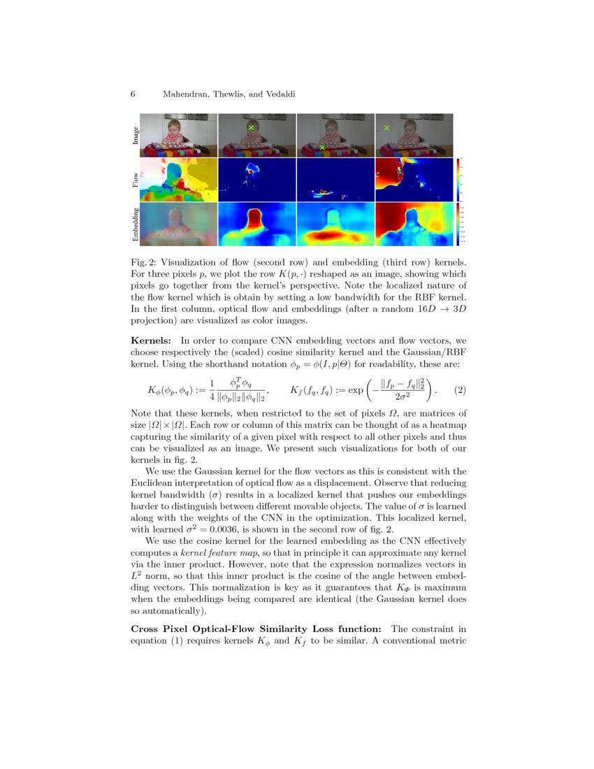 Cross Pixel Optical Flow Similarity for Self-Supervised Learning | DeepAI