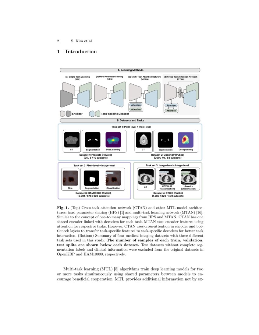Cross-Task Attention Network: Improving Multi-Task Learning for Medical ... Cross-Task Attention Network: Improving Multi-Task Learning for Medical ...