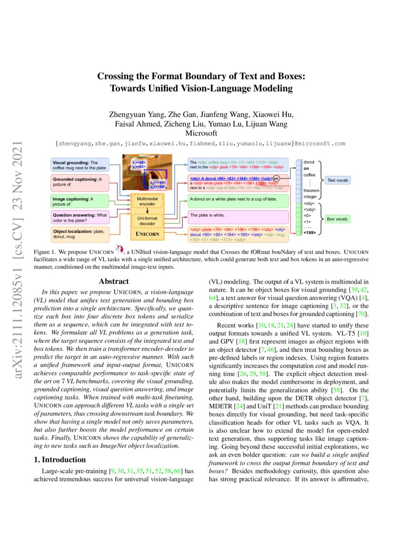 Crossing the Format Boundary of Text and Boxes: Towards Unified Vision ...
