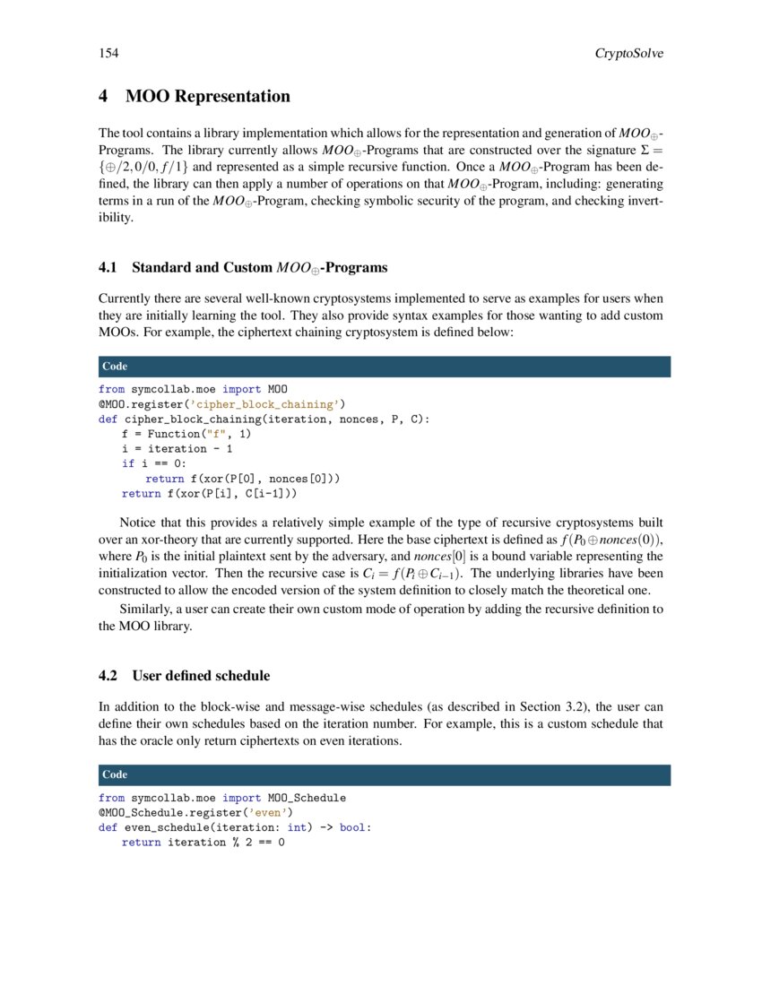 Cryptosolve Towards A Tool For The Symbolic Analysis Of Cryptographic