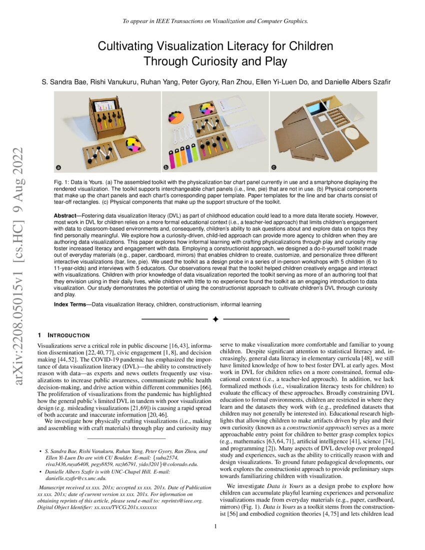 Cultivating Visualization Literacy for Children Through Curiosity and ...