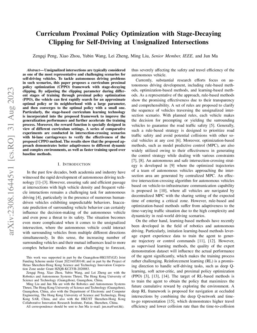 Curriculum Proximal Policy Optimization with Stage-Decaying Clipping ...