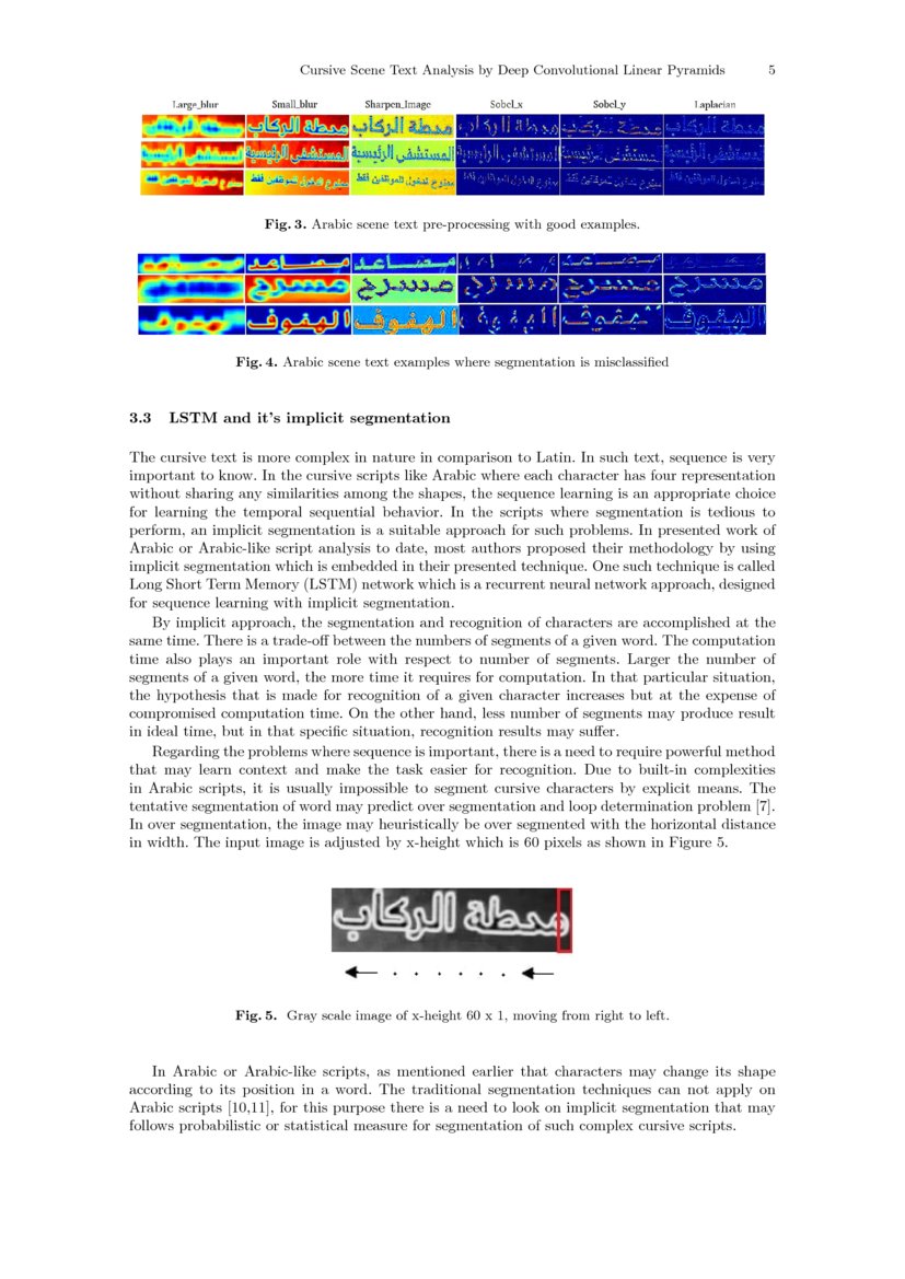 Cursive Scene Text Analysis by Deep Convolutional Linear Pyramids | DeepAI