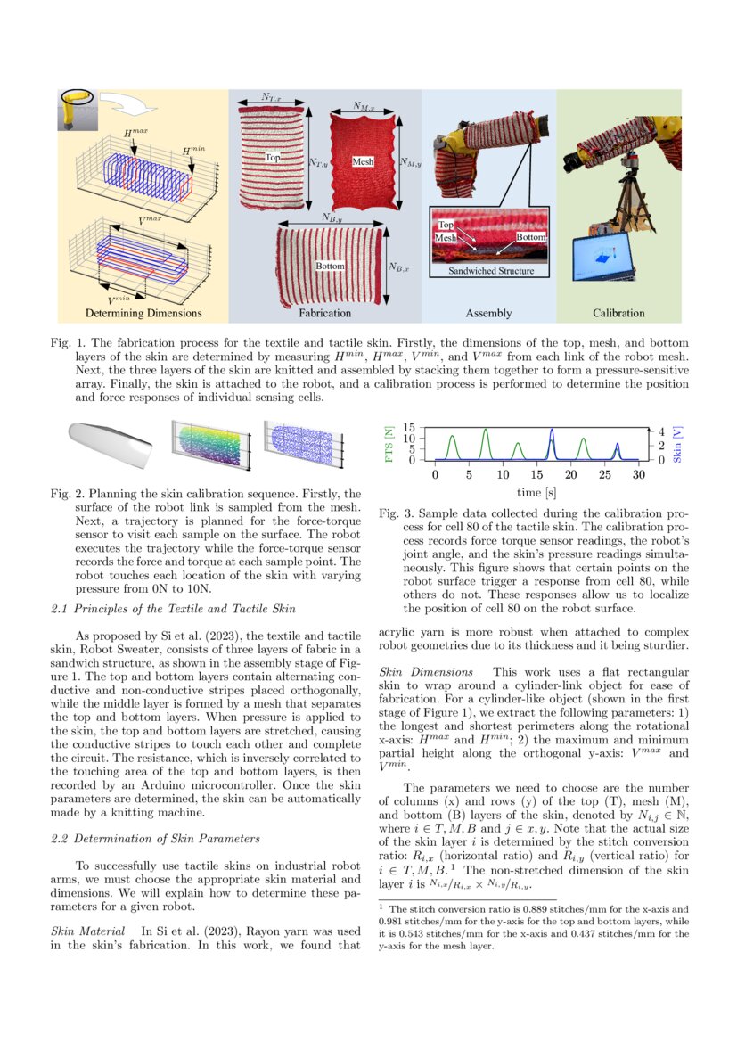 Customizing Textile and Tactile Skins for Interactive Industrial Robots ...