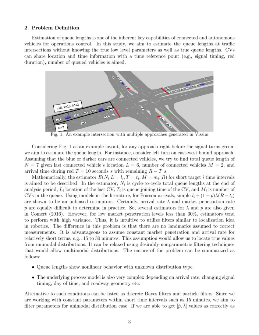 Cycle To Cycle Queue Length Estimation From Connected Vehicles With Filtering On Primary