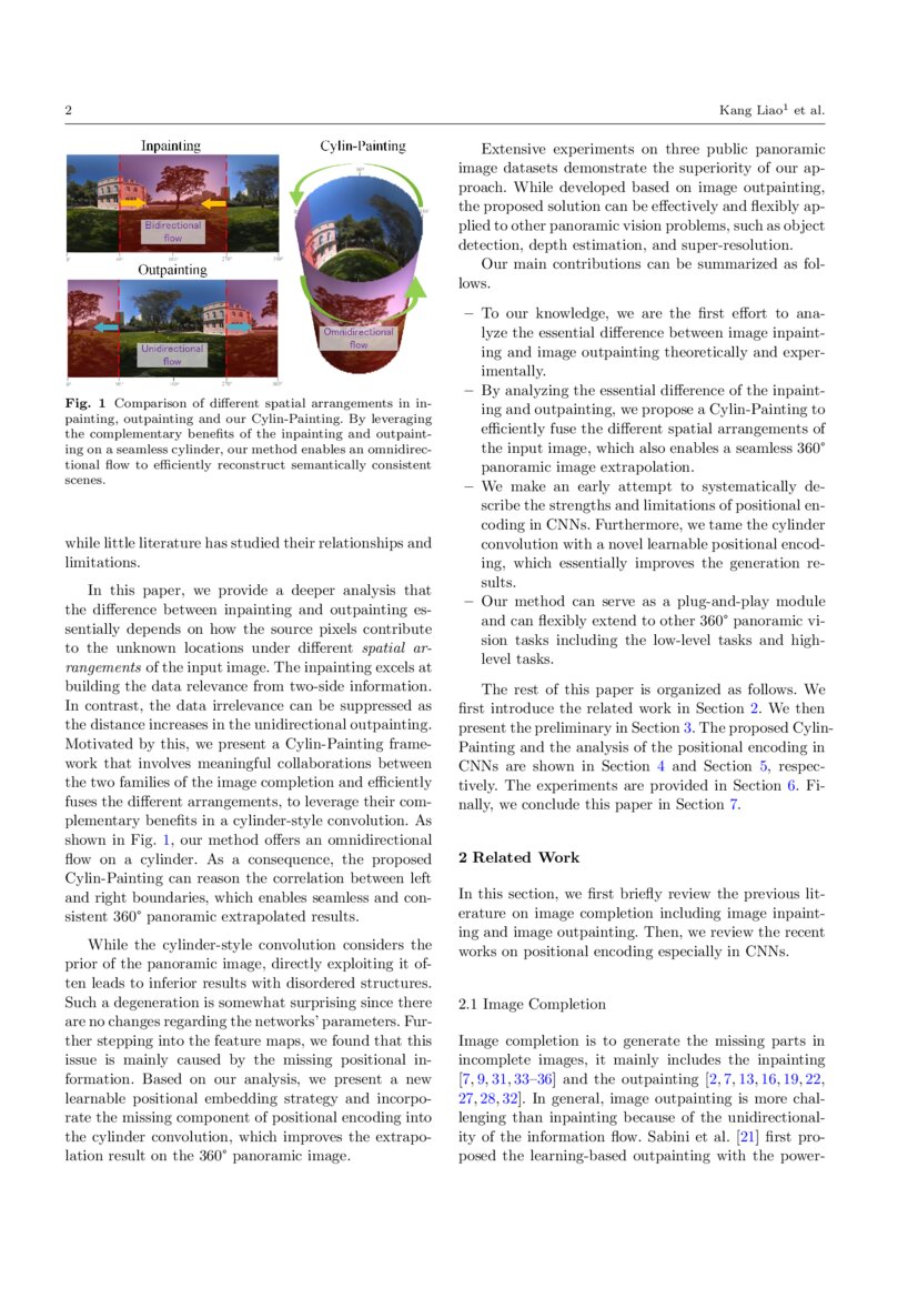 Cylin-Painting: Seamless 360° Panoramic Image Outpainting and Beyond ...