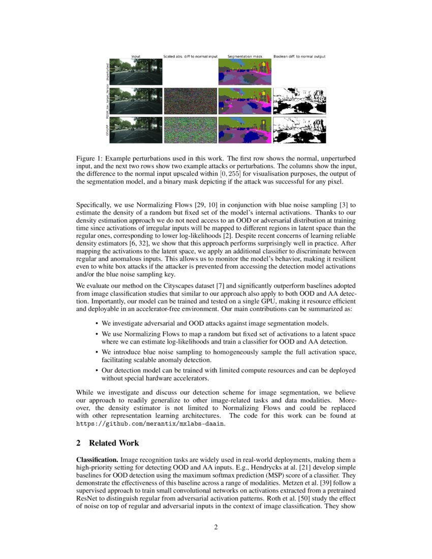 Daain Detection Of Anomalous And Adversarial Input Using Normalizing Flows Deepai