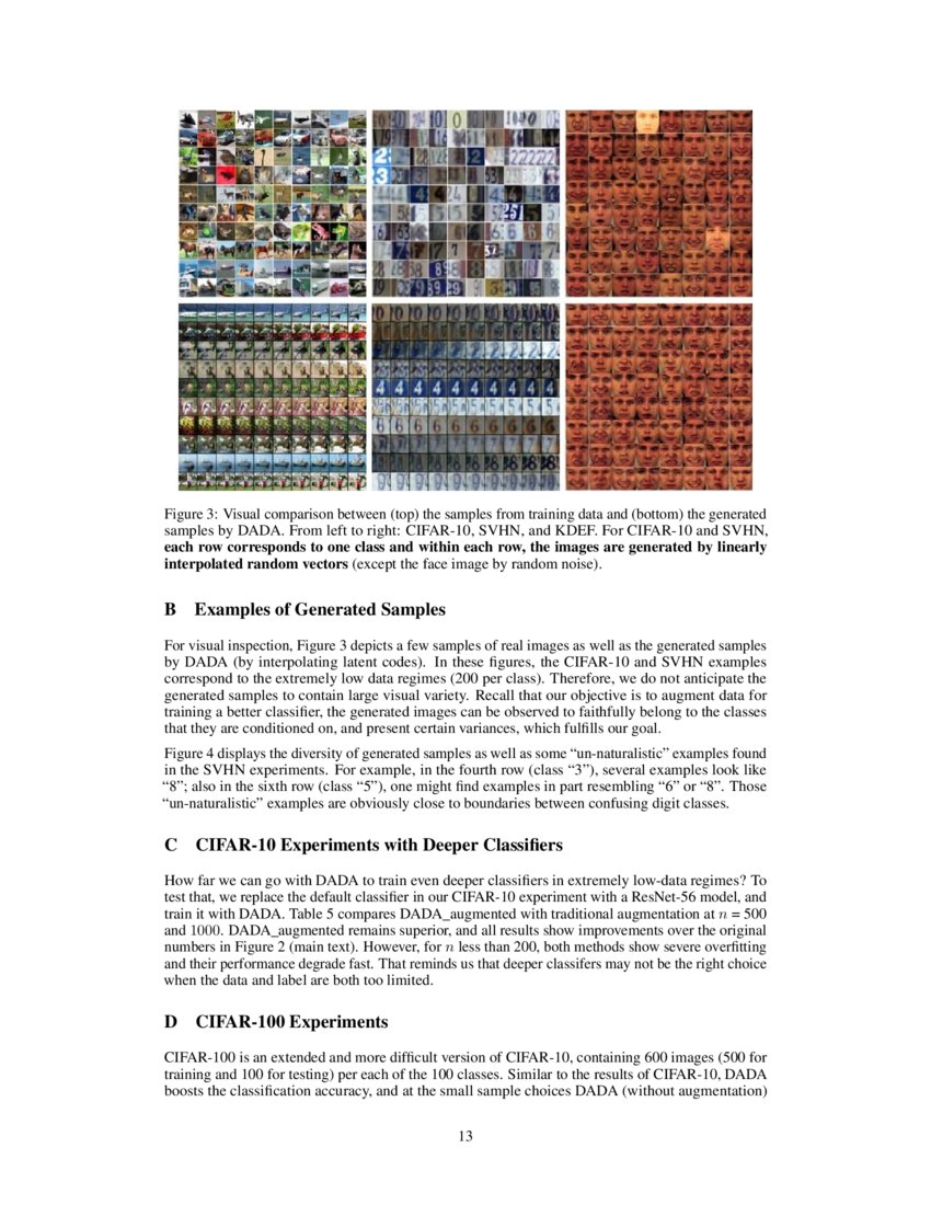 DADA: Deep Adversarial Data Augmentation for Extremely Low Data Regime Classification | DeepAI
