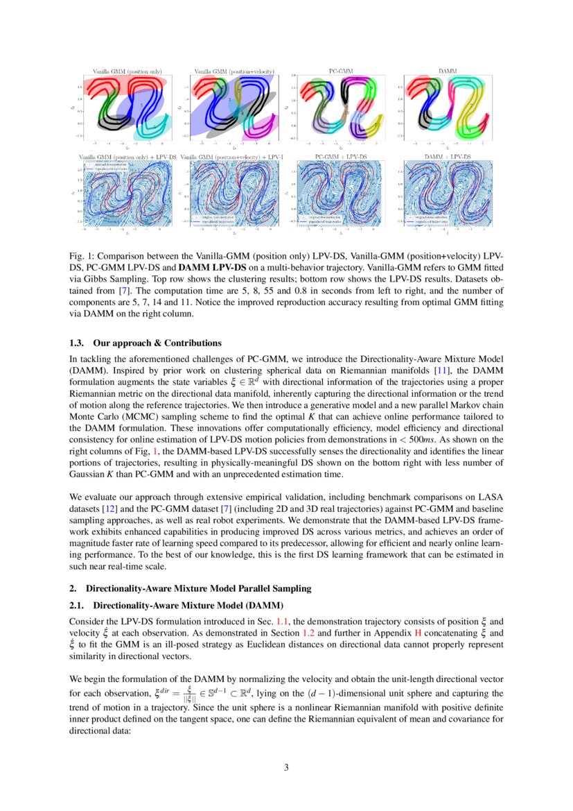 DAMM: Directionality-Aware Mixture Model Parallel Sampling for Efficient Dynamical System ...