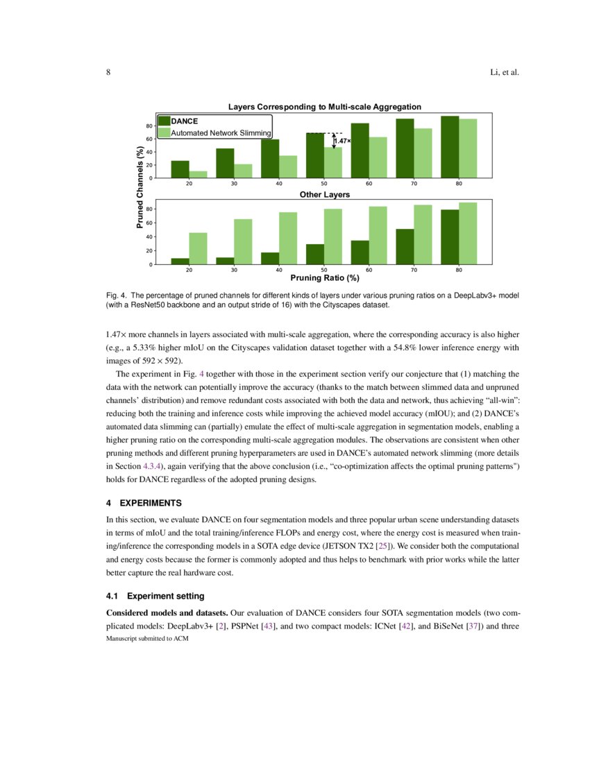 Dance Data Network Co Optimization For Efficient Segmentation Model Training And Inference Deepai