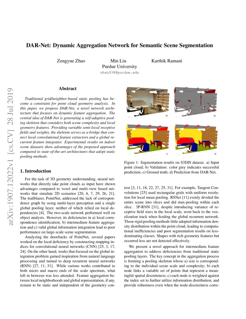 DAR-Net: Dynamic Aggregation Network for Semantic Scene Segmentation | DeepAI