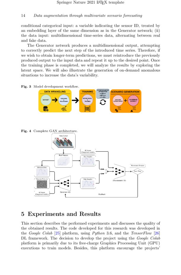 Data Augmentation Through Multivariate Scenario Forecasting In Data Centers Using Generative