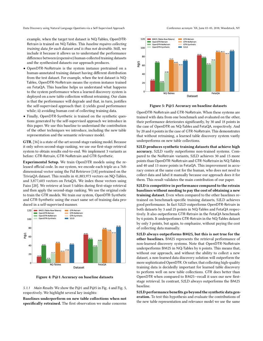Data Discovery using Natural Language Questions via a Self-Supervised Approach | DeepAI