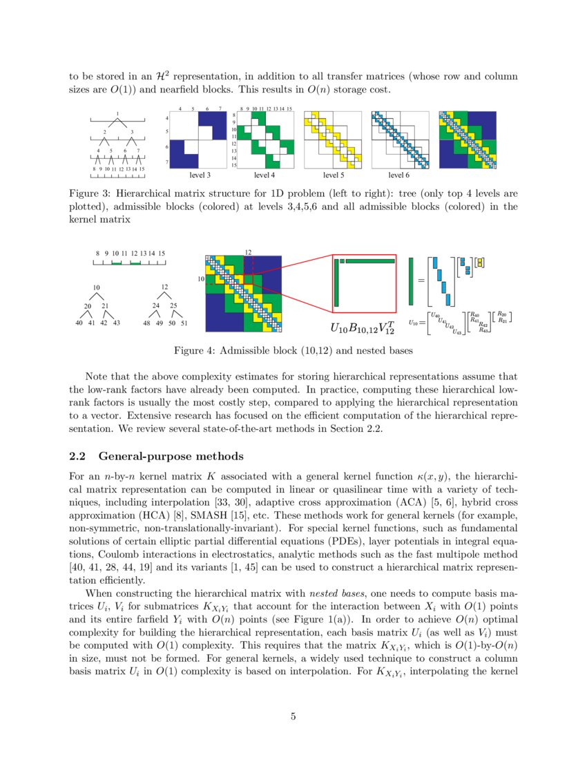 Data-driven Construction of Hierarchical Matrices with Nested Bases | DeepAI