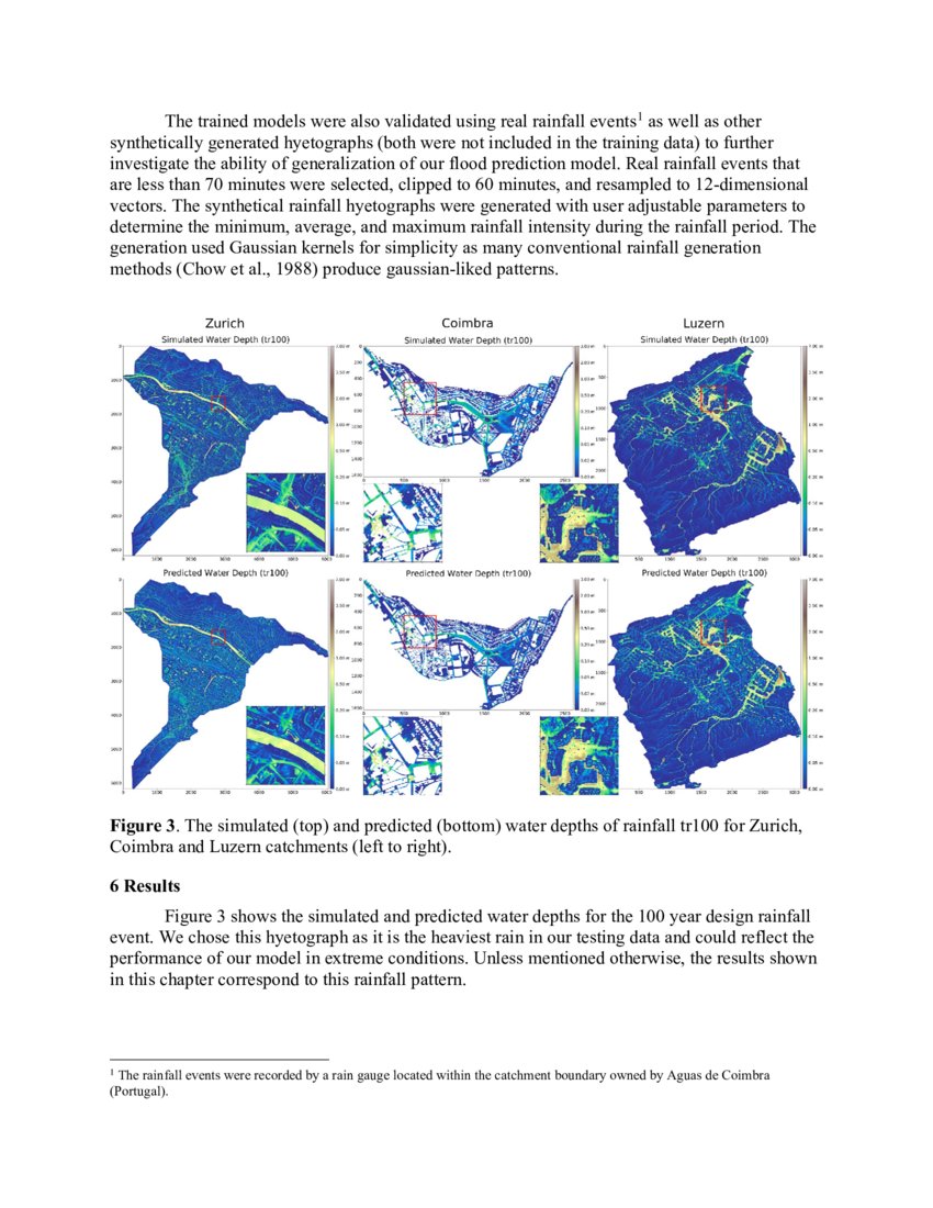Data Driven Flood Emulation Speeding Up Urban Flood Predictions By Deep Convolutional Neural