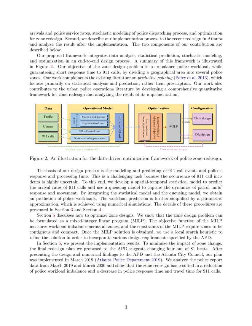 Data-Driven Optimization for Police Zone Design | DeepAI