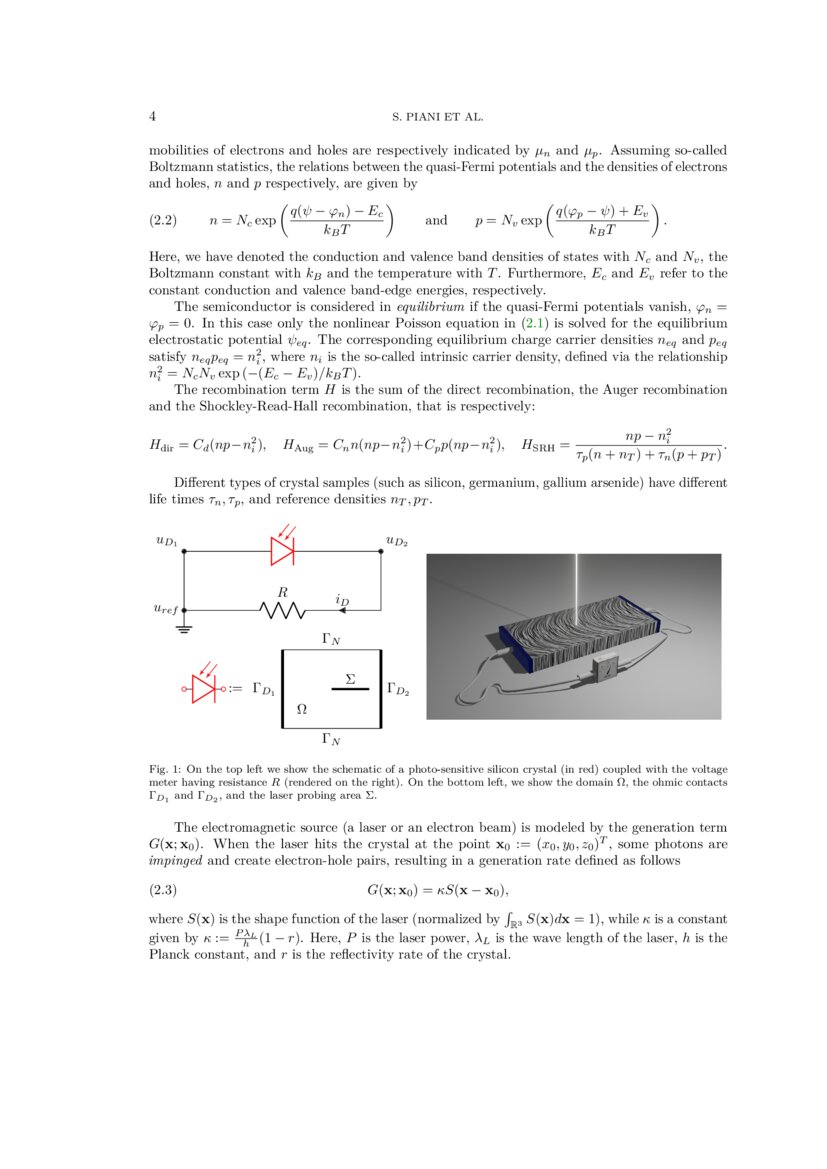 Data-driven solutions of ill-posed inverse problems arising from doping reconstruction in ...