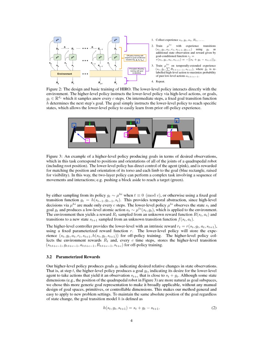 Data-Efficient Hierarchical Reinforcement Learning | DeepAI