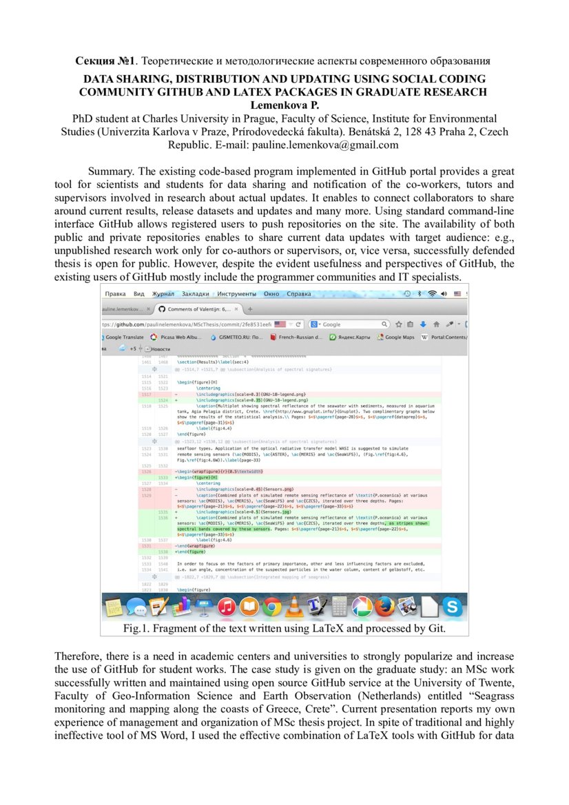 Data Sharing, Distribution and Updating Using Social Coding Community ...