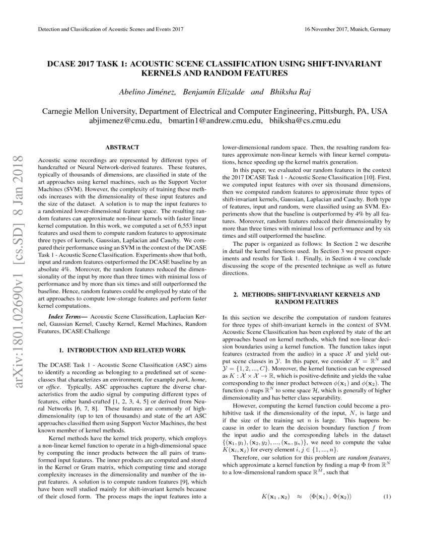 Dcase 2017 Task 1 Acoustic Scene Classification Using Shift Invariant