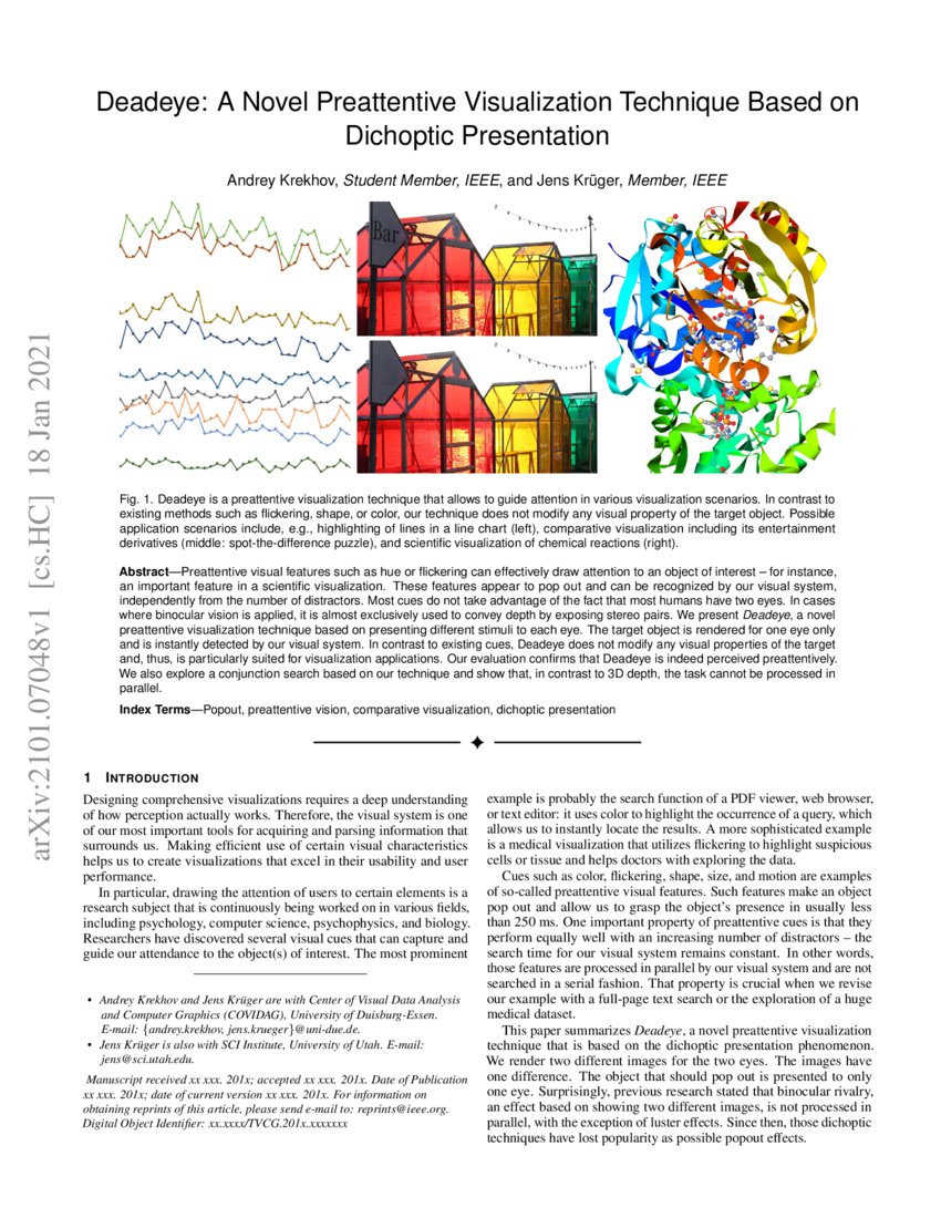 Deadeye: A Novel Preattentive Visualization Technique Based on ...