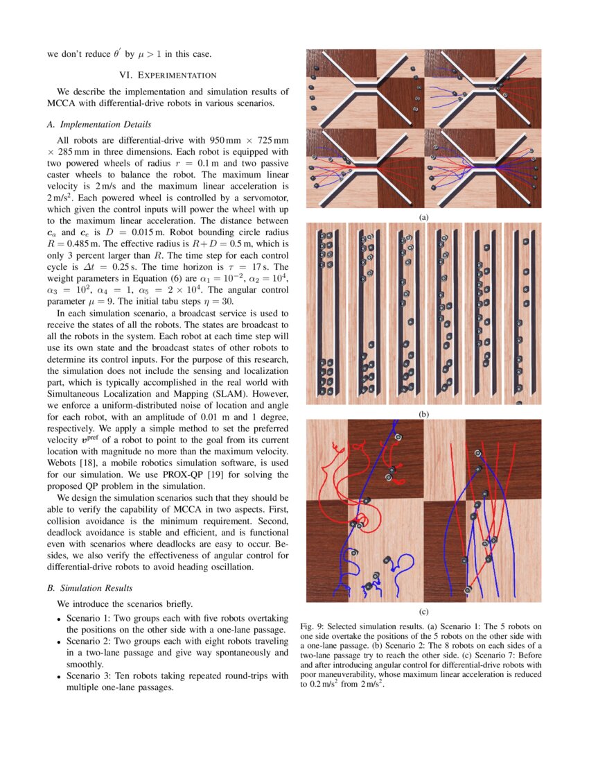 Deadlock-Free Collision Avoidance for Nonholonomic Robots | DeepAI