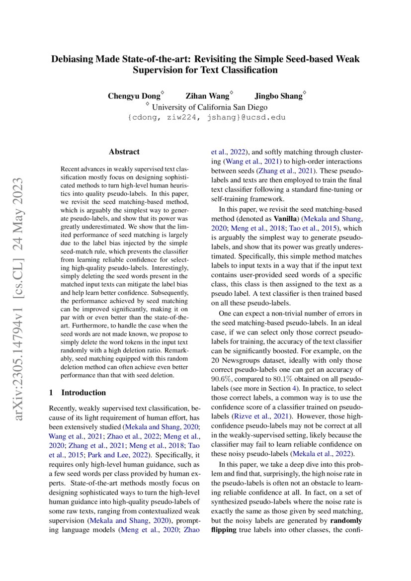 Debiasing Made State-of-the-art: Revisiting the Simple Seed-based Weak ...
