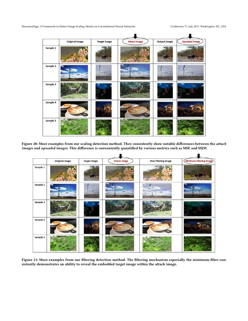 Decamouflage: A Framework to Detect Image-Scaling Attacks on Convolutional Neural Networks | DeepAI