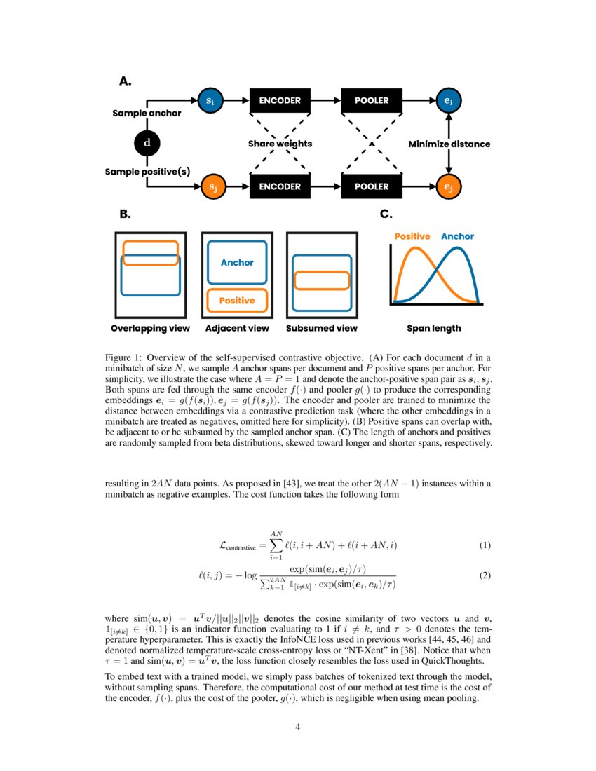 DeCLUTR: Deep Contrastive Learning for Unsupervised Textual ...