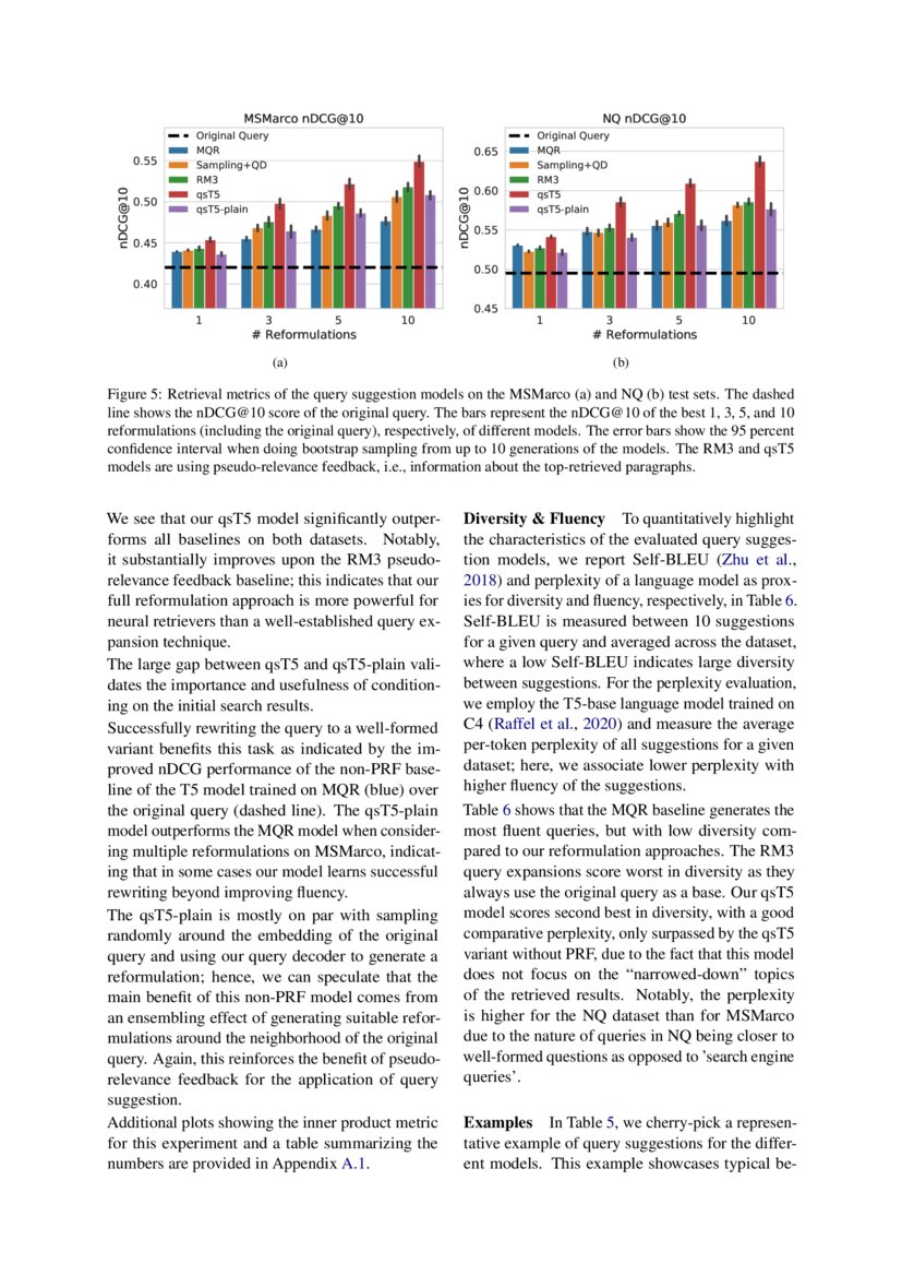 Decoding A Neural Retrievers Latent Space For Query Suggestion Deepai