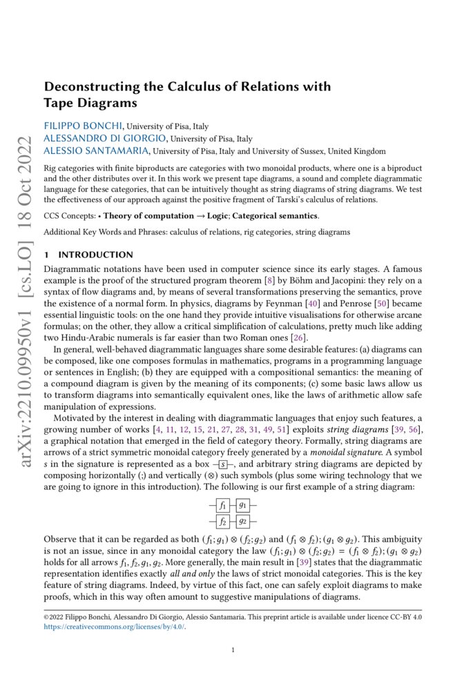 Deconstructing The Calculus Of Relations With Tape Diagrams Deepai 3113