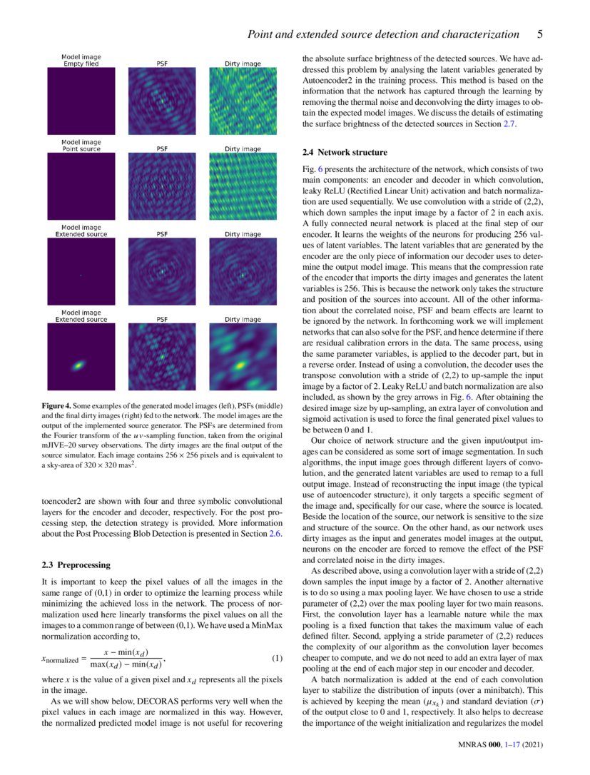 DECORAS: detection and characterization of radio-astronomical sources ...