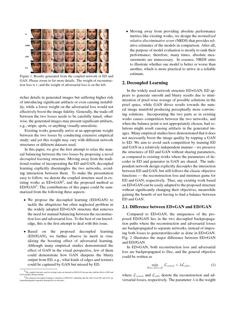Decoupled Learning for Conditional Adversarial Networks | DeepAI
