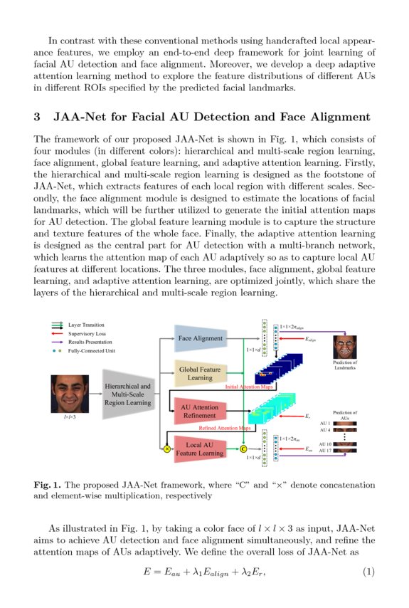 Deep Adaptive Attention for Joint Facial Action Unit Detection and Face Alignment | DeepAI