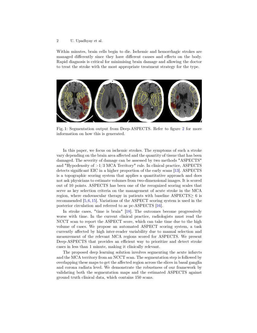Deep-ASPECTS: A Segmentation-Assisted Model for Stroke Severity ...