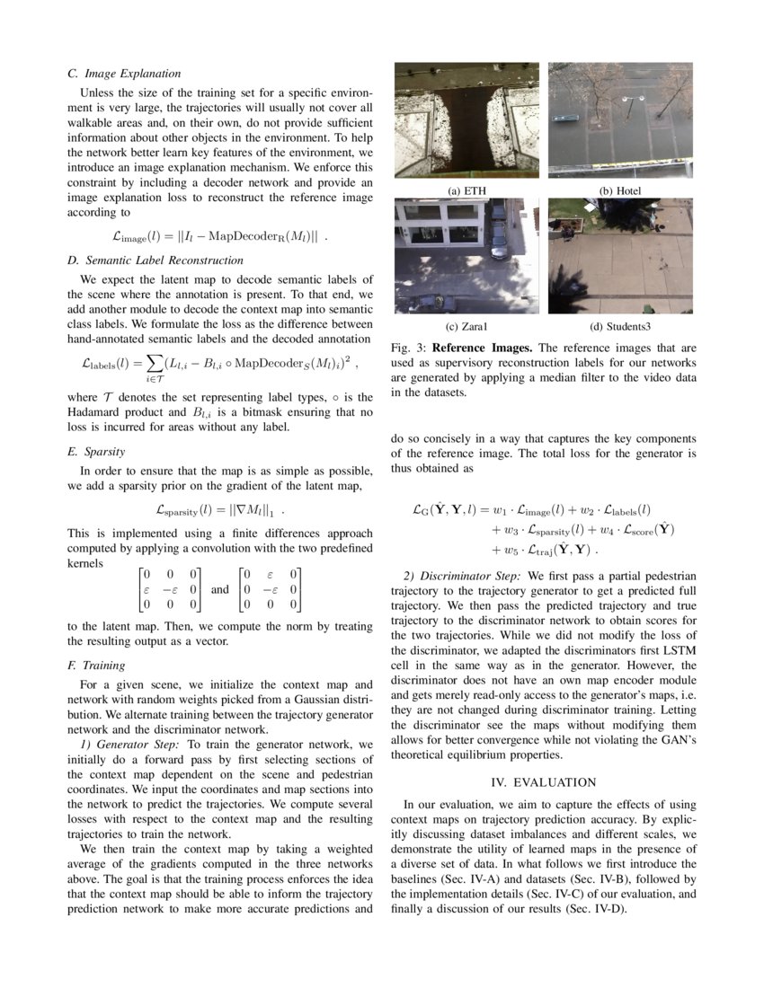 Deep Context Map Agent Trajectory Prediction Using Location Specific Latent Maps Deepai