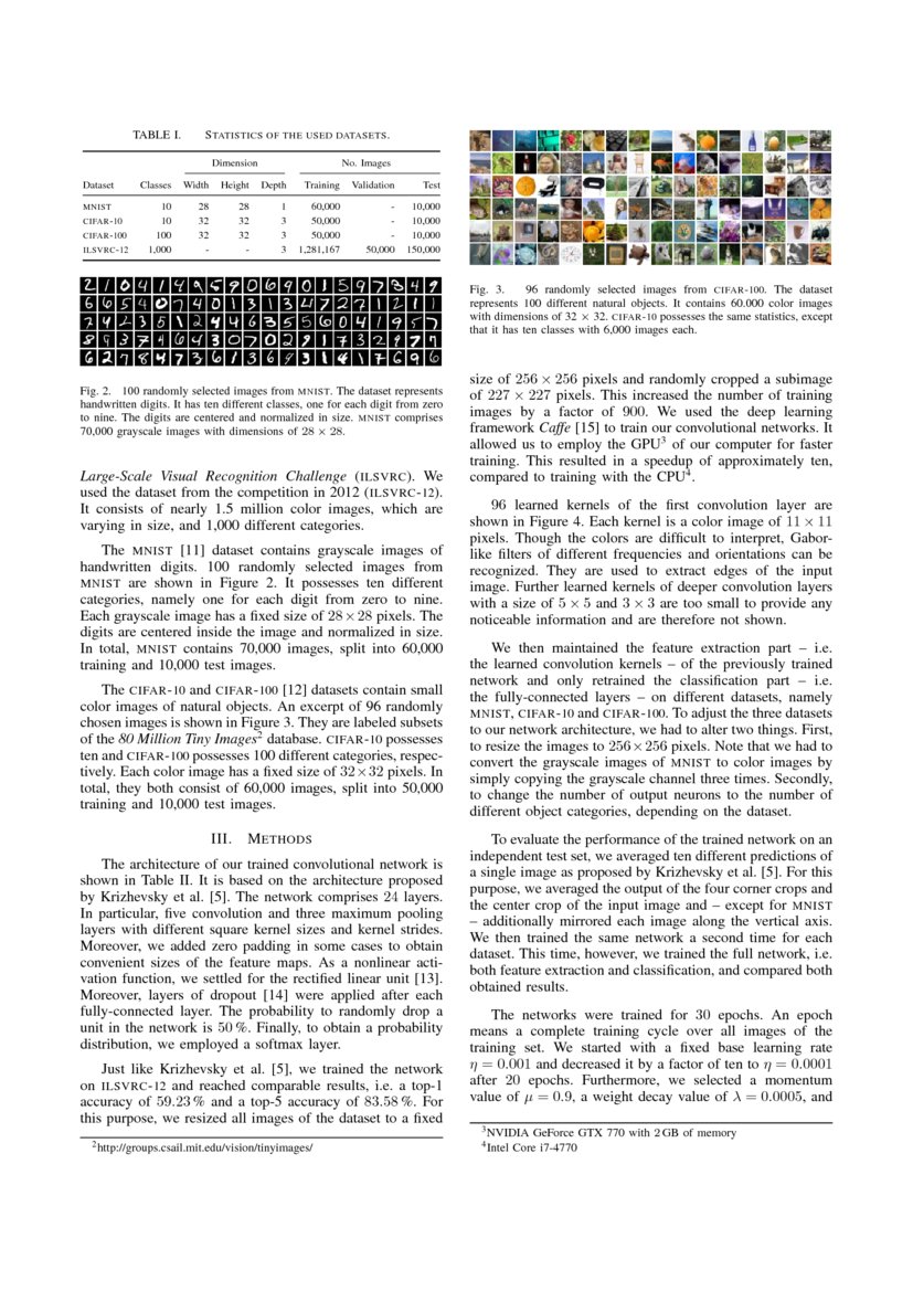 Deep Convolutional Neural Networks as Generic Feature Extractors | DeepAI